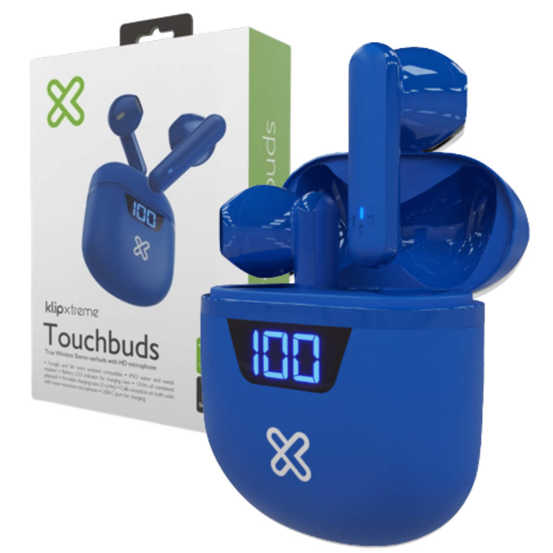 AURICULARES INAL. BLUETOOTH KLIP XTREME TOUCHBUDS KTE-006 - Informática Global Ec.